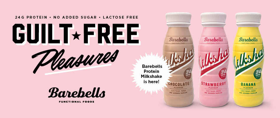 Barebells Milkshake Banner