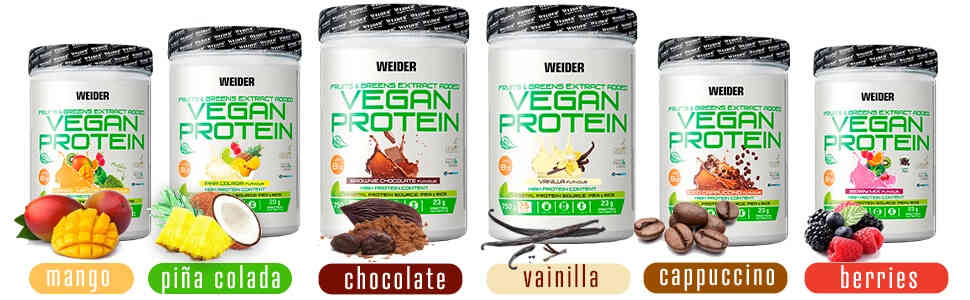 Weider Vegan Protein Vainilla - Proteina Vegana WEIDER Vainilla 540 g